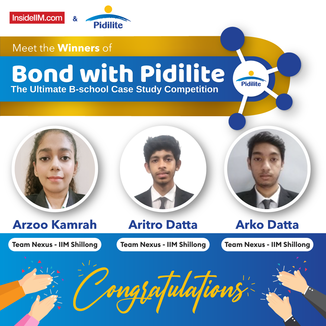Congratulations To Bond With Pidilite Winners - InsideKampus